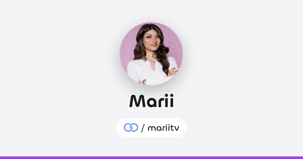 Marii (/mariitv) · solo.to