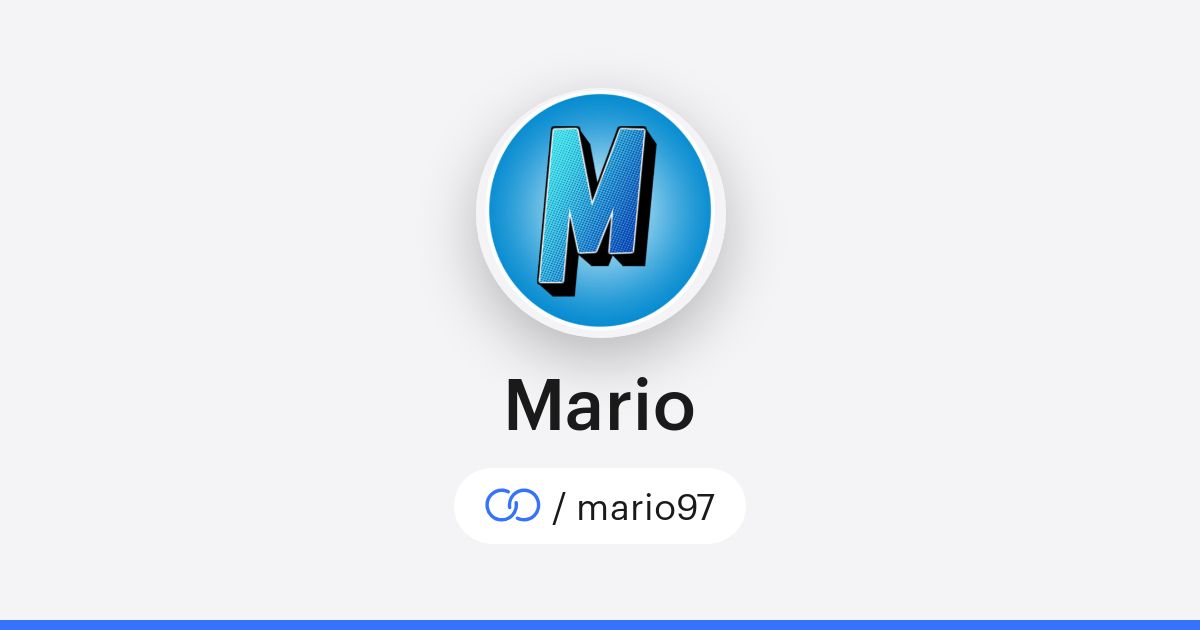 Mario (/mario97) · solo.to