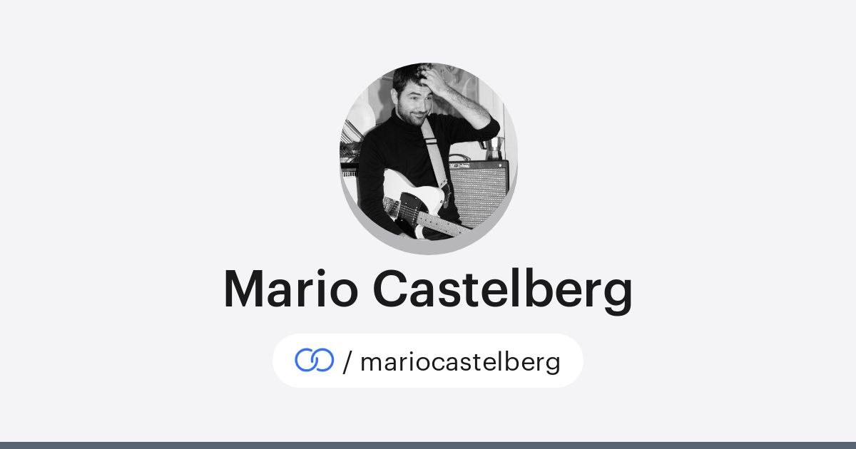 Mario Castelberg (/mariocastelberg) · solo.to