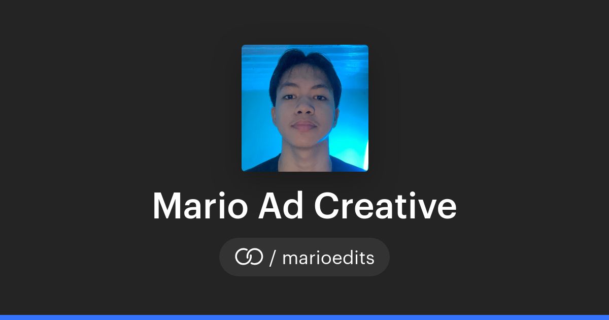 Mario Ad Creative (/marioedits) · solo.to