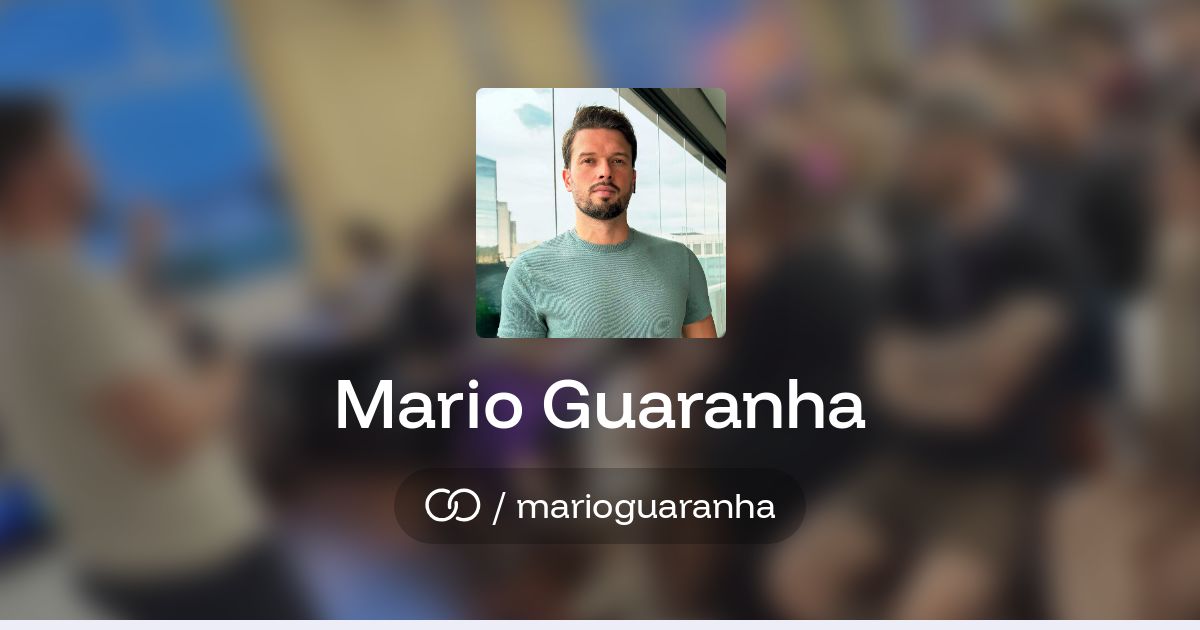Mario Guaranha (/marioguaranha) · solo.to