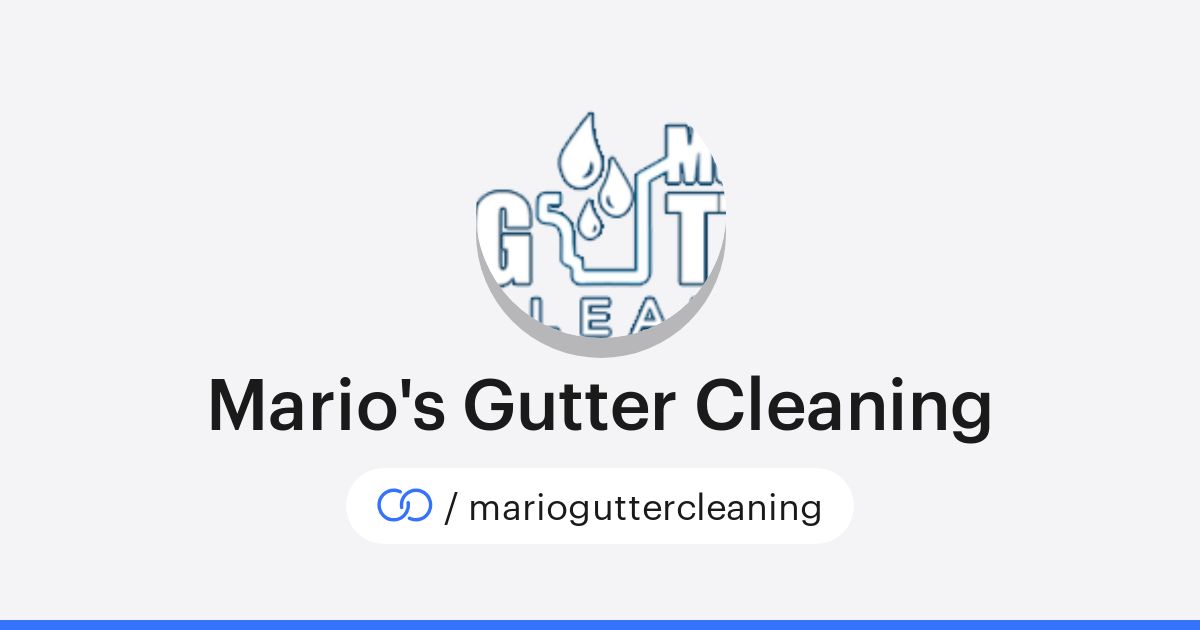 Mario's Gutter Cleaning (/marioguttercleaning) · solo.to