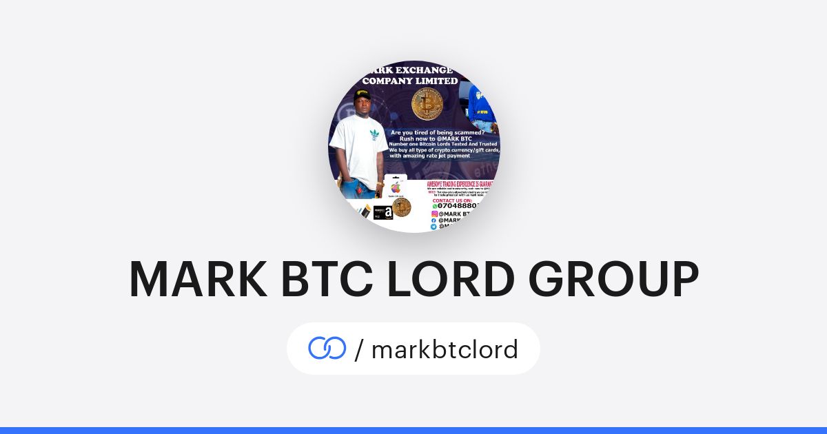 MARK BTC LORD GROUP (/markbtclord) · solo.to