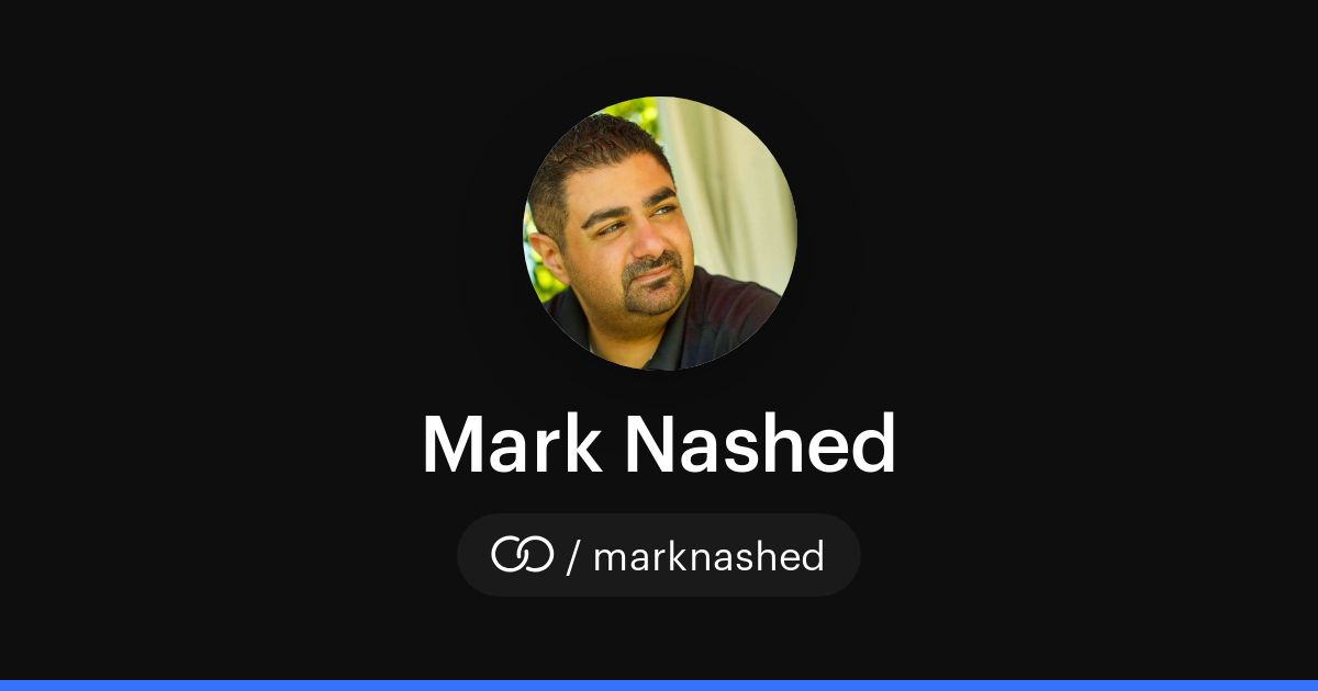 Mark Nashed (/marknashed) · solo.to