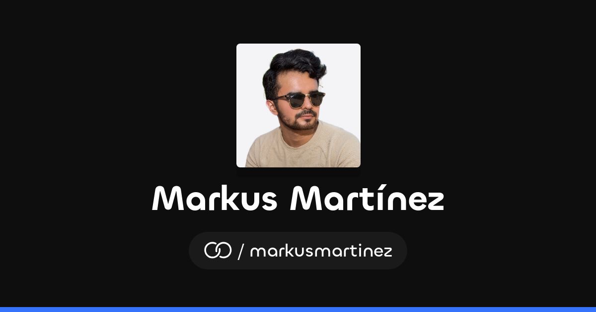 Markus Martínez (/markusmartinez) · solo.to
