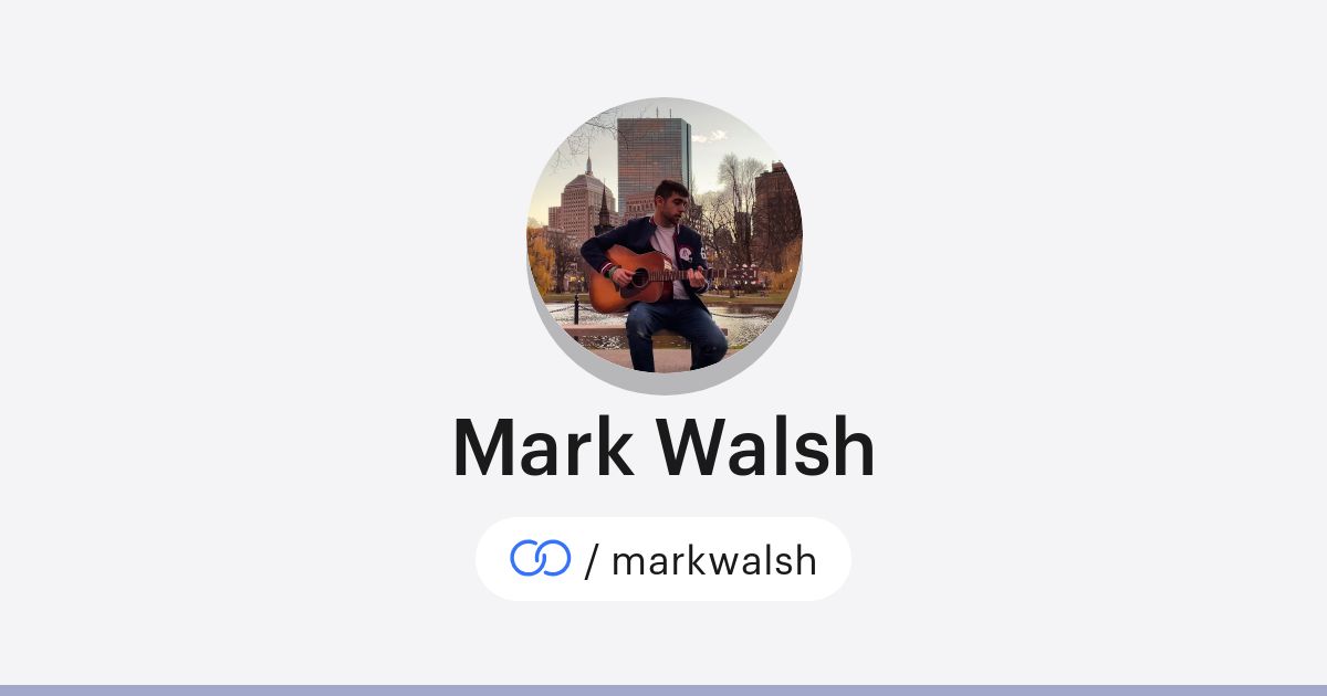 Mark Walsh (/markwalsh) · solo.to