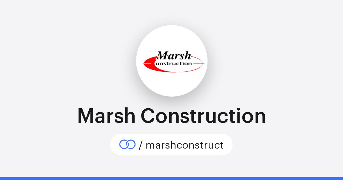 Marsh Construction (/marshconstruct) · solo.to