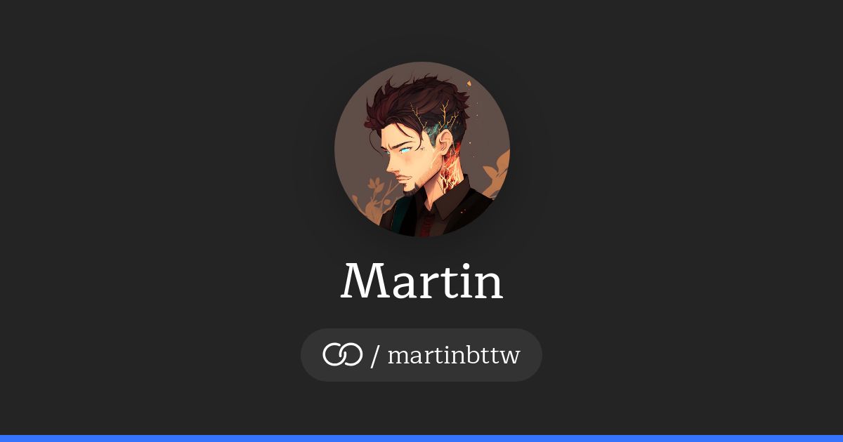 Martin (/martinbttw) · solo.to
