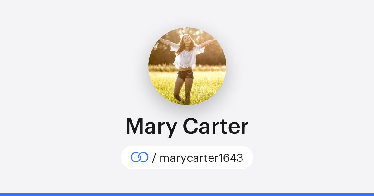Mary Carter (/marycarter1643) · solo.to