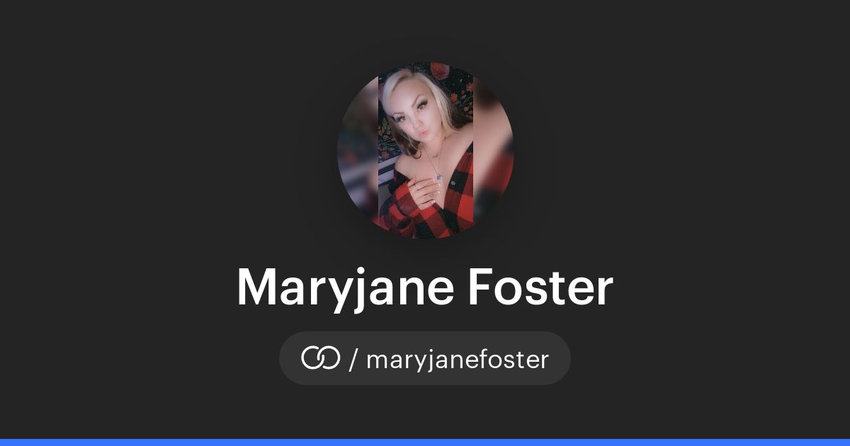 Maryjane Foster (/maryjanefoster) · solo.to