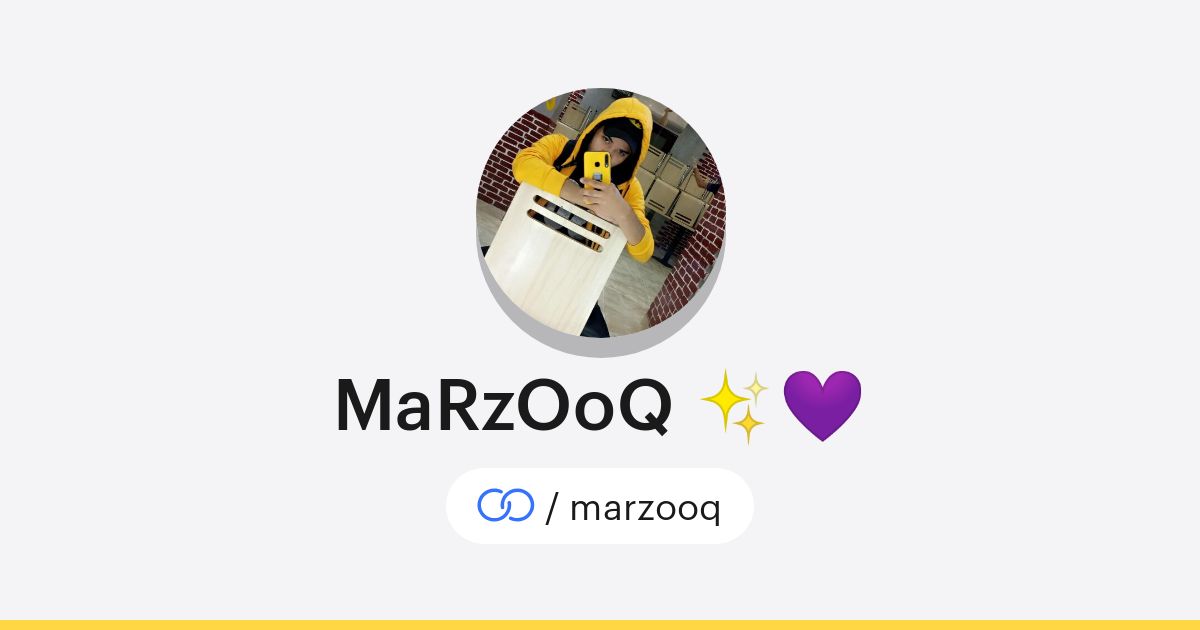 MaRzOoQ 💜 (/marzooq) · solo.to