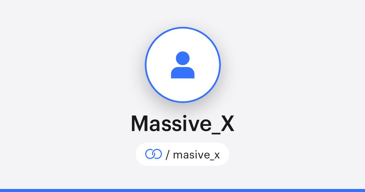 Massive_X (/masive_x) · solo.to