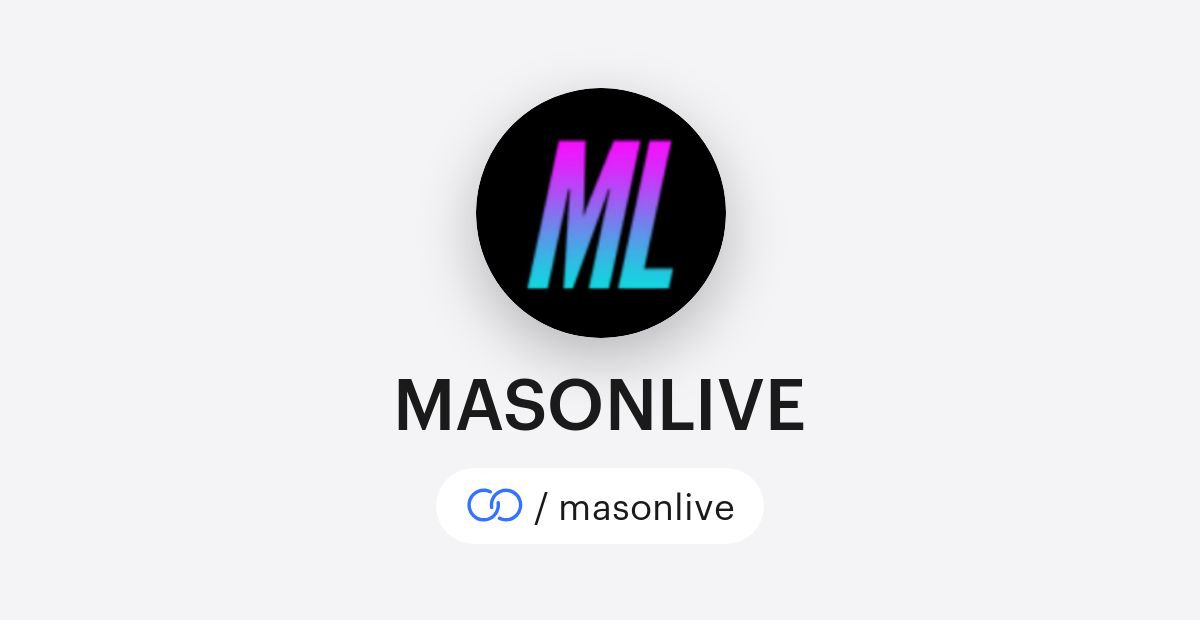 MASONLIVE · solo.to