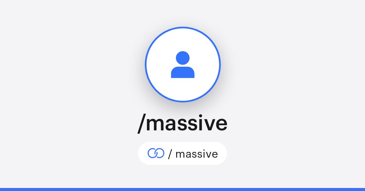 /massive · solo.to