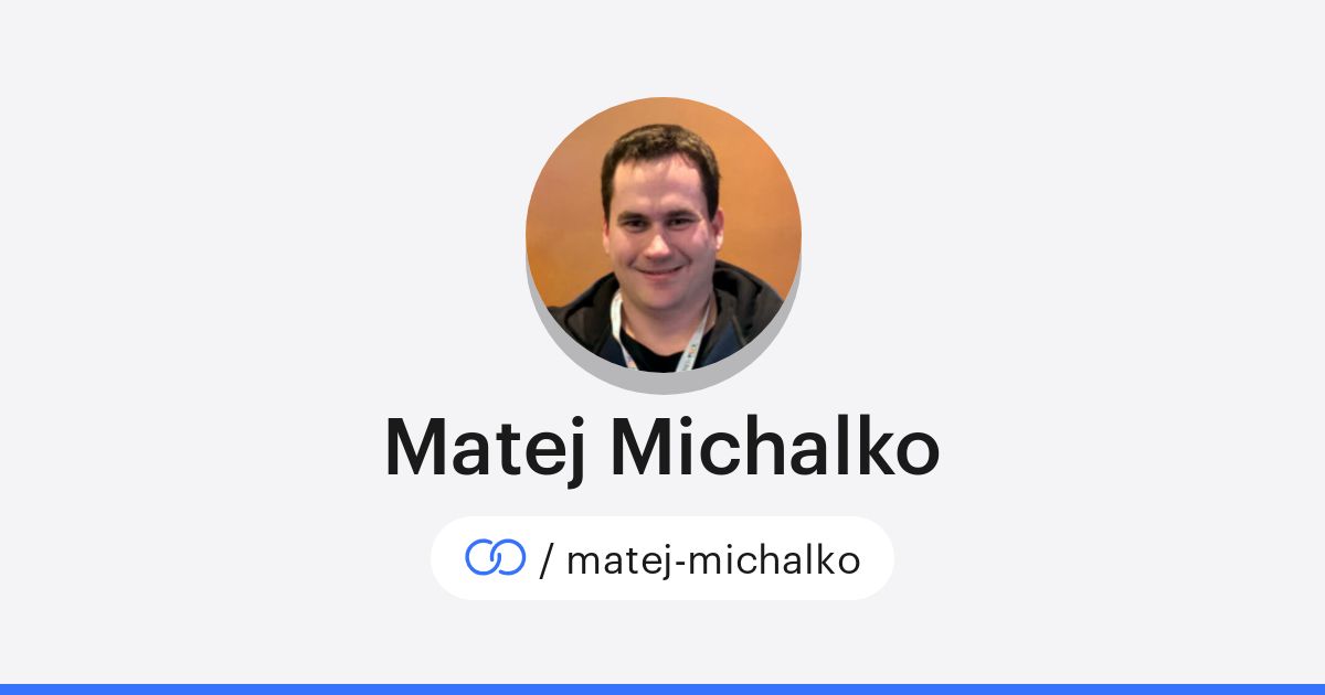 Matej Michalko (/matej-michalko) · solo.to
