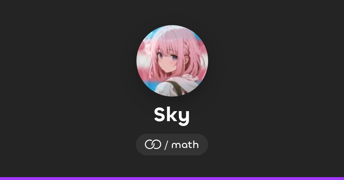 Sky (/math) · solo.to