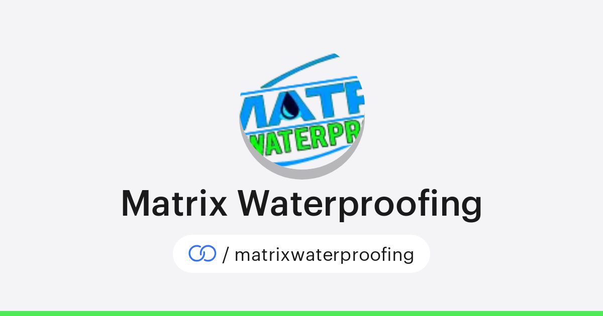 Matrix Waterproofing (/matrixwaterproofing) · solo.to