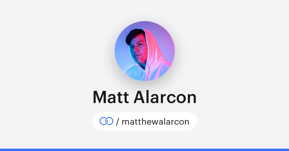 Matt Alarcon (/matthewalarcon) · solo.to