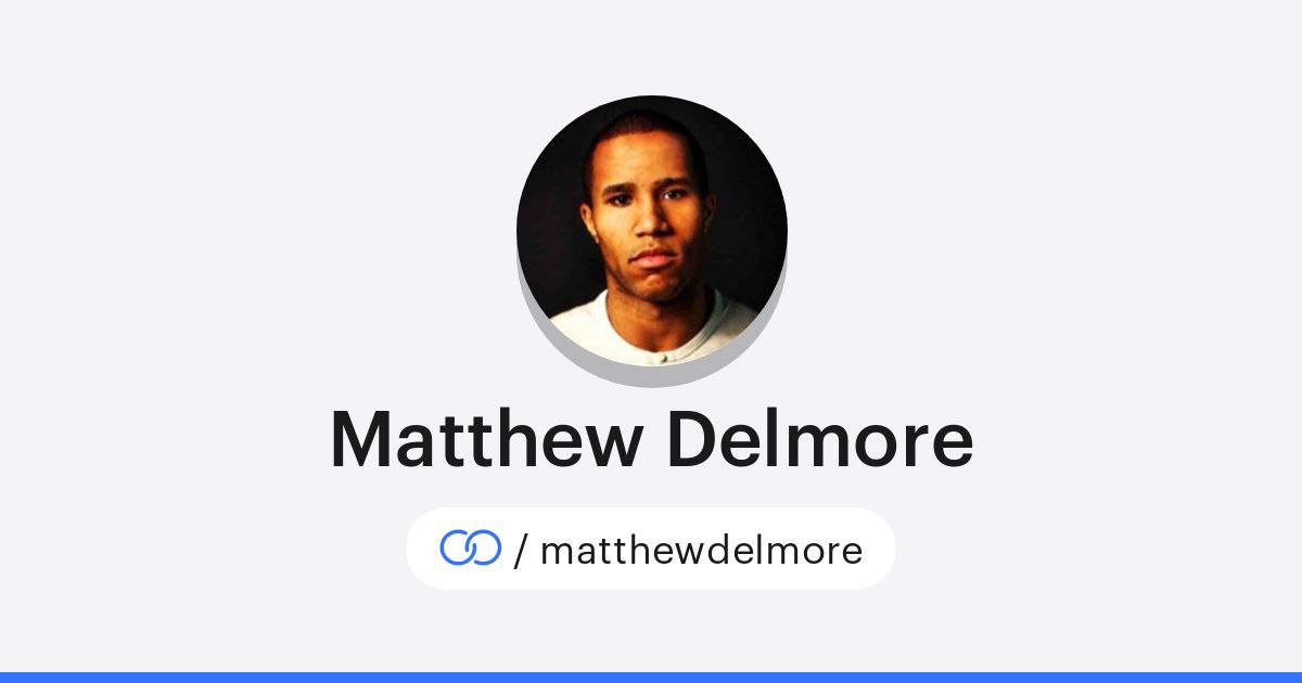 Matthew Delmore (/matthewdelmore) · solo.to