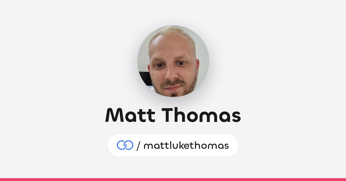 Matt Thomas (/mattlukethomas) · solo.to