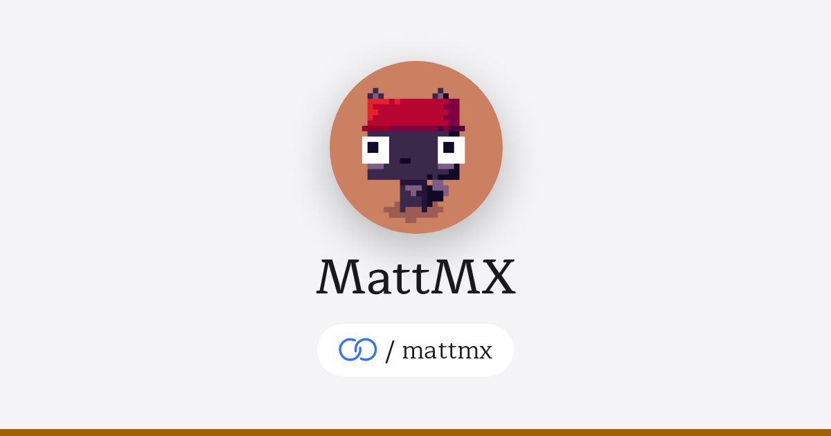 MattMX · solo.to