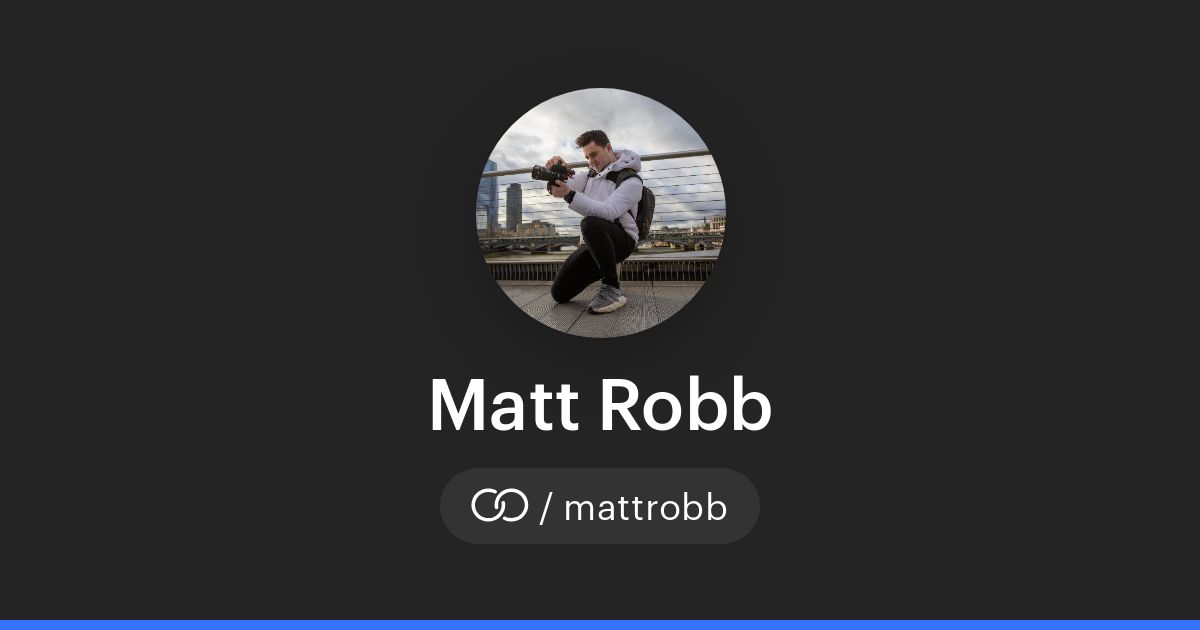 Matt Robb (/mattrobb) · solo.to
