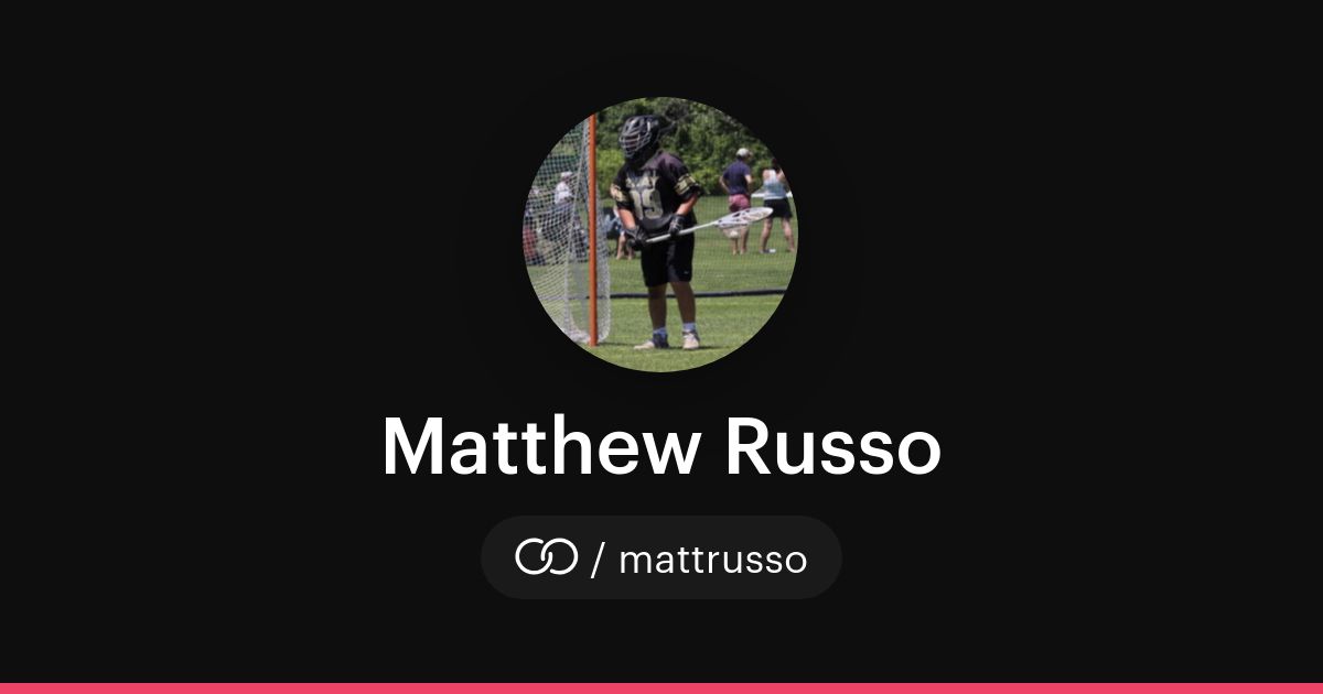 Matthew Russo (/mattrusso) · solo.to