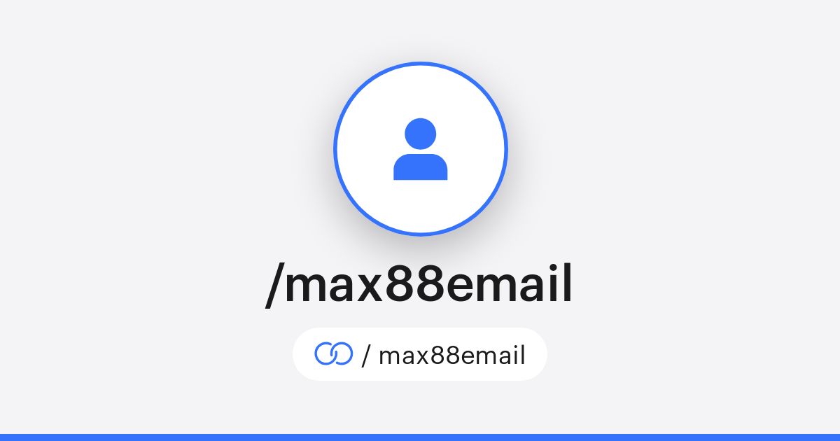 /max88email · solo.to