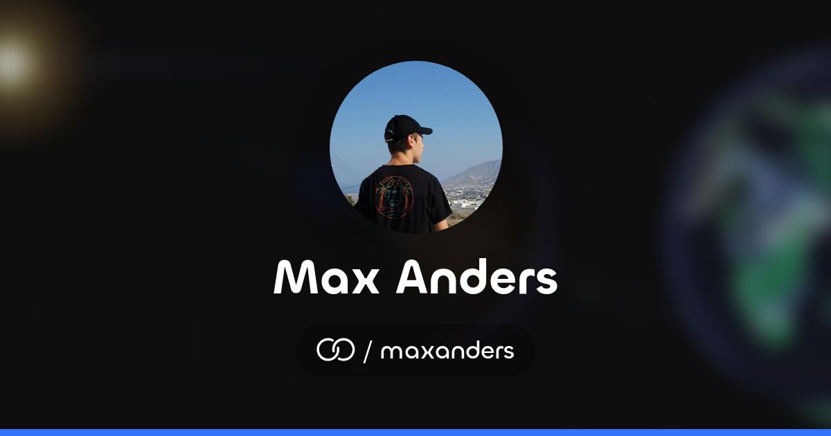Max Anders (/maxanders) · solo.to