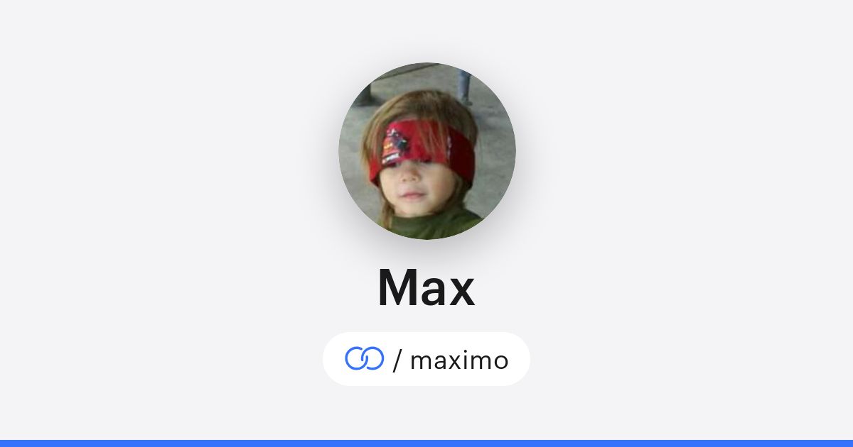 Max (/maximo) · solo.to