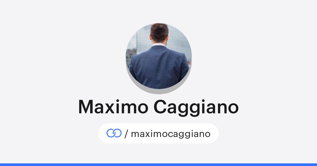 Maximo Caggiano (/maximocaggiano) · solo.to