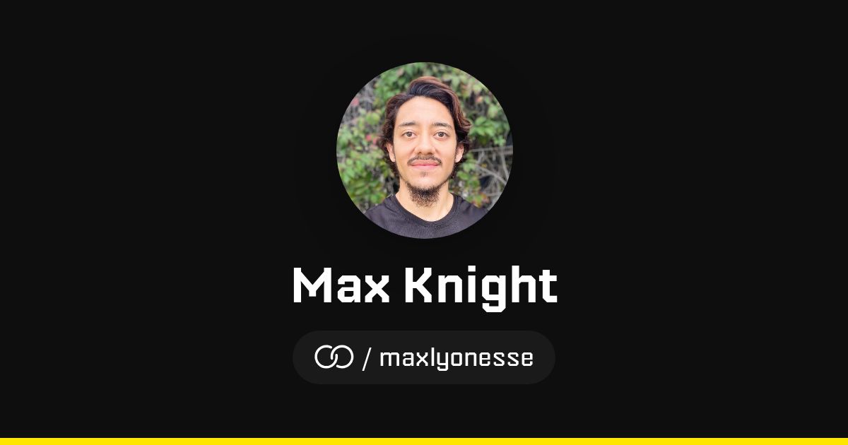 Max Knight (/maxlyonesse) · solo.to