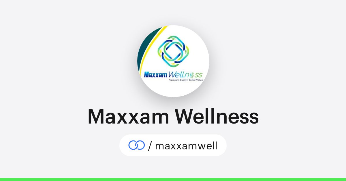 Maxxam Wellness (/maxxamwell) · solo.to