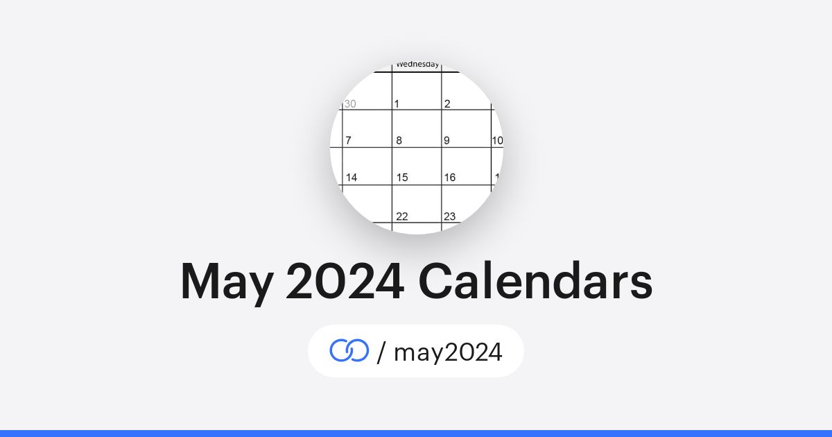 May 2024 Calendars (/may2024) · solo.to