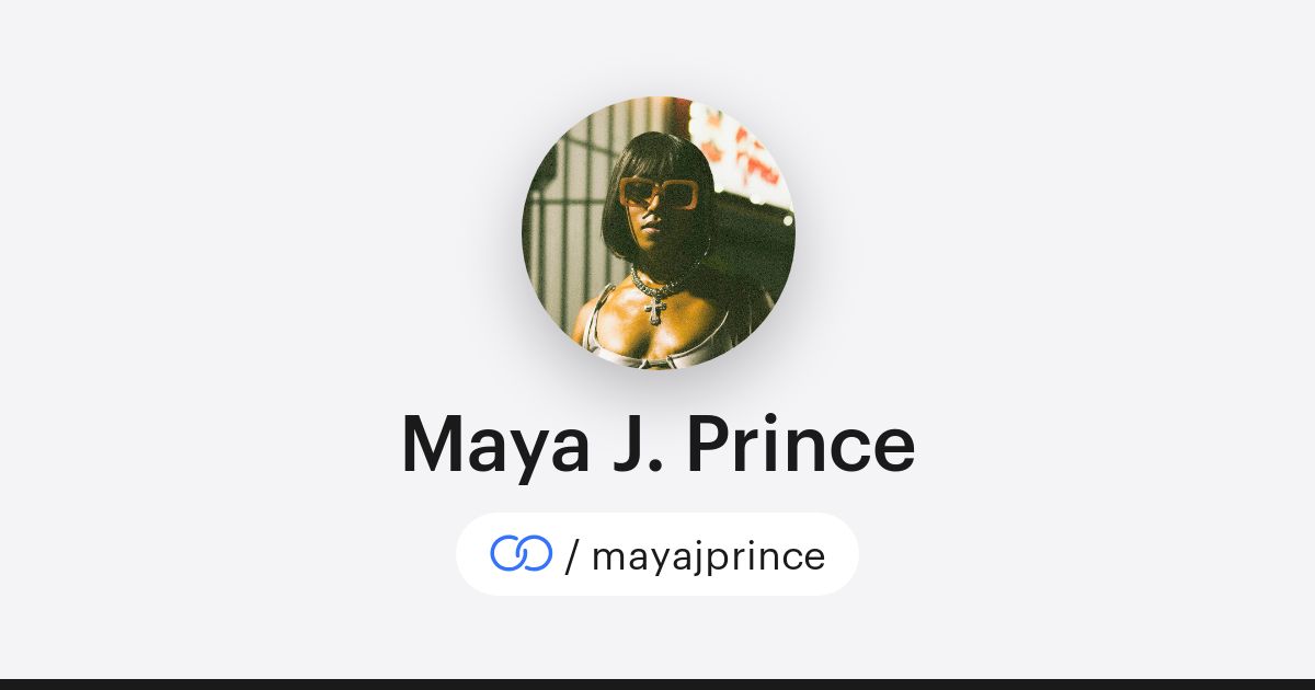 Maya J. Prince (/mayajprince) · solo.to
