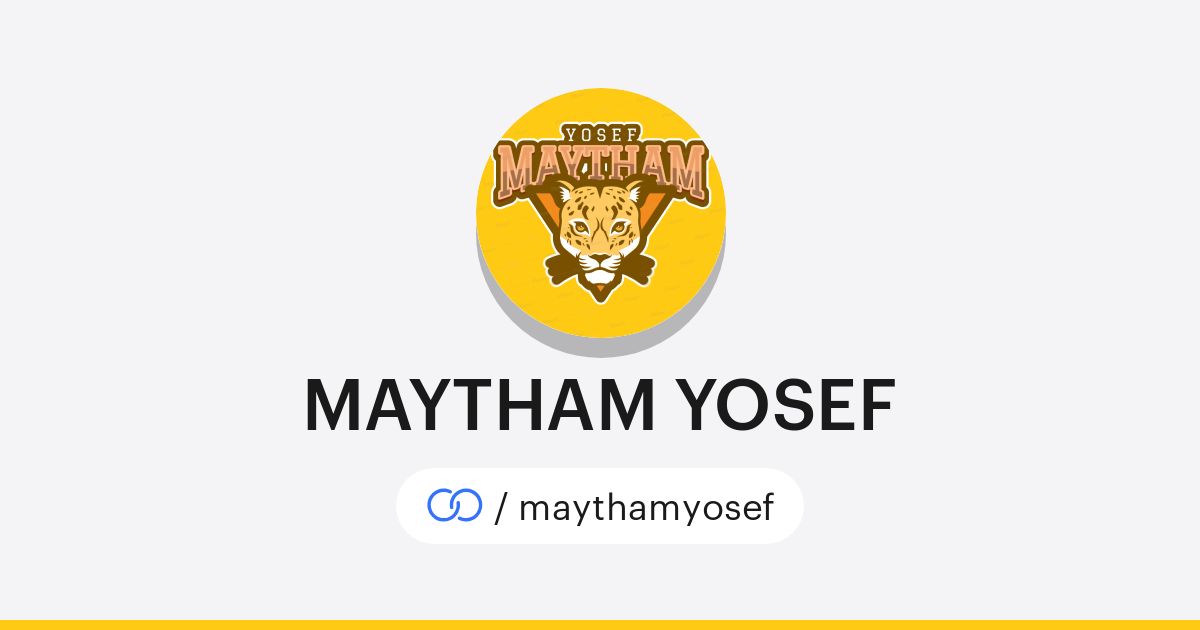MAYTHAM YOSEF (/maythamyosef) · solo.to