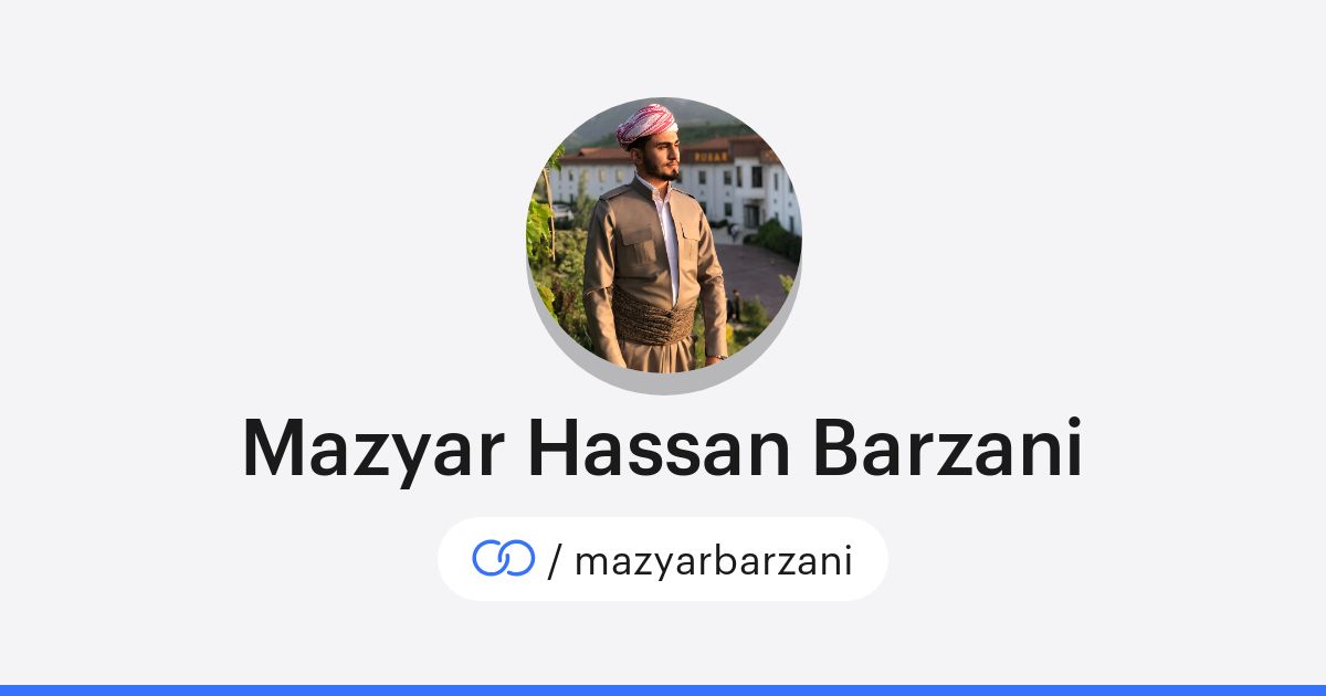 Mazyar Hassan Barzani (/mazyarbarzani) · solo.to