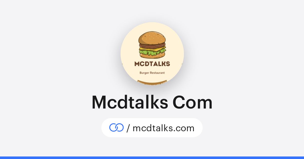Mcdtalks Com (/mcdtalks.com) · solo.to