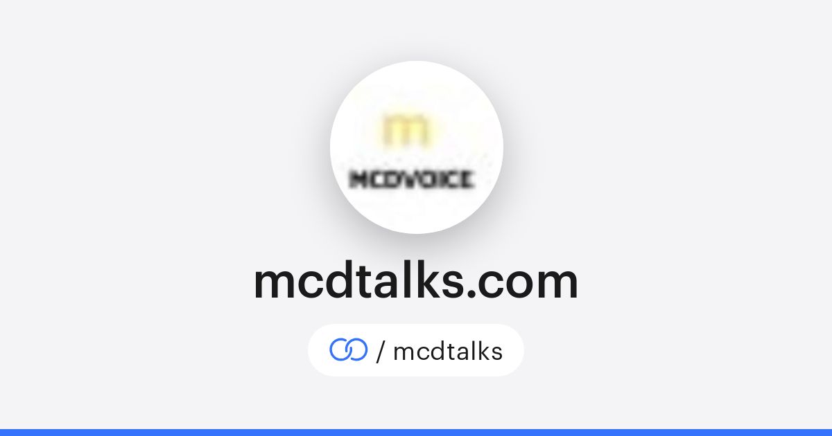 mcdtalks.com (/mcdtalks) · solo.to