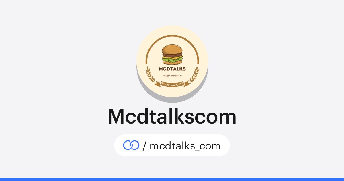 Mcdtalkscom (/mcdtalks_com) · solo.to