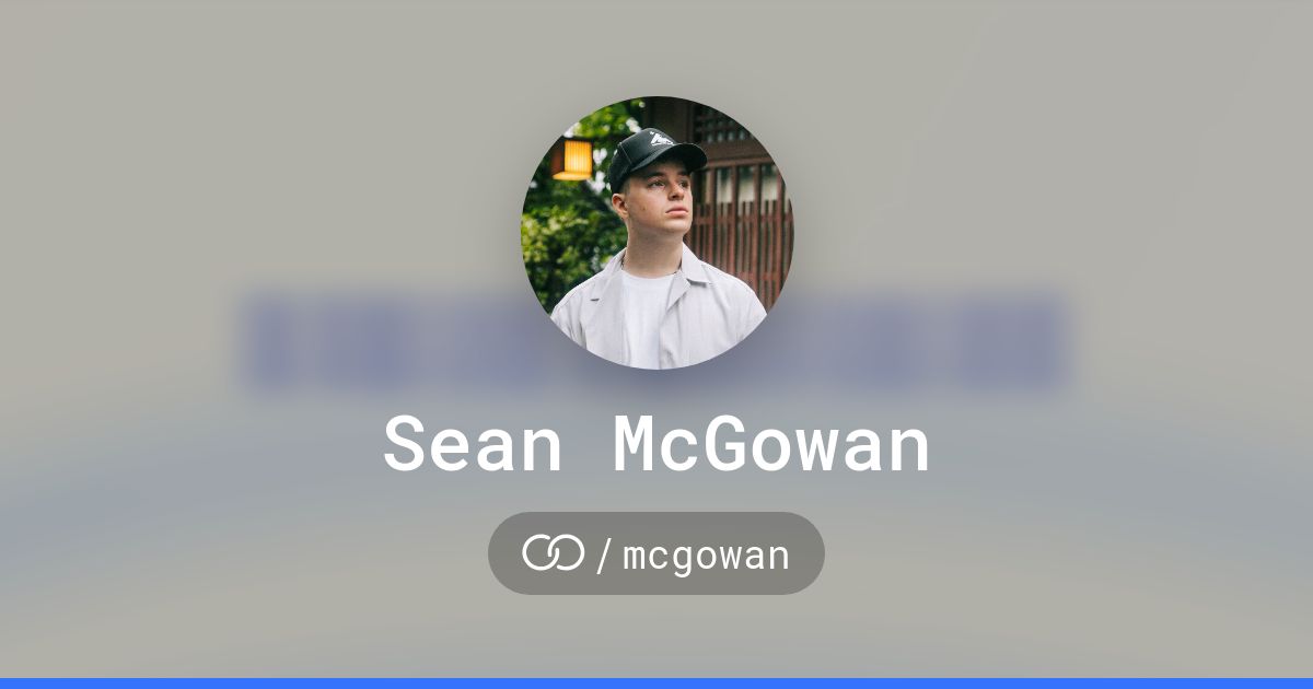 Sean McGowan (/mcgowan) · solo.to