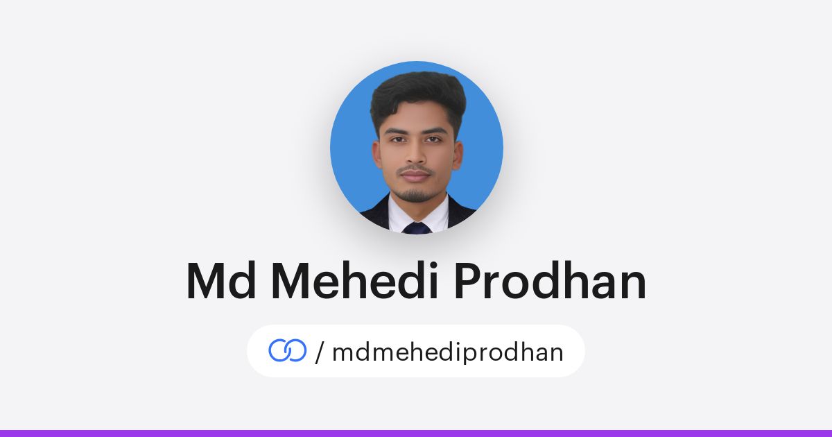 Md Mehedi Prodhan (/mdmehediprodhan) · solo.to