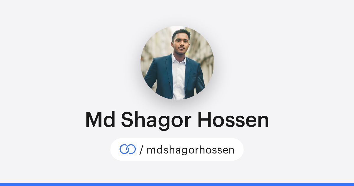 Md Shagor Hossen (/mdshagorhossen) · solo.to