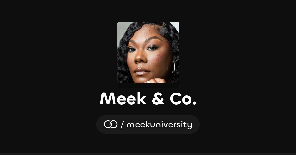 Meek & Co. (/meekuniversity) · solo.to