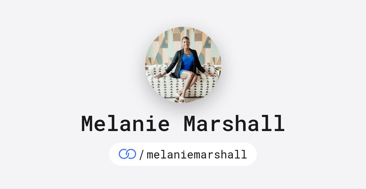 Melanie Marshall (/melaniemarshall) · solo.to