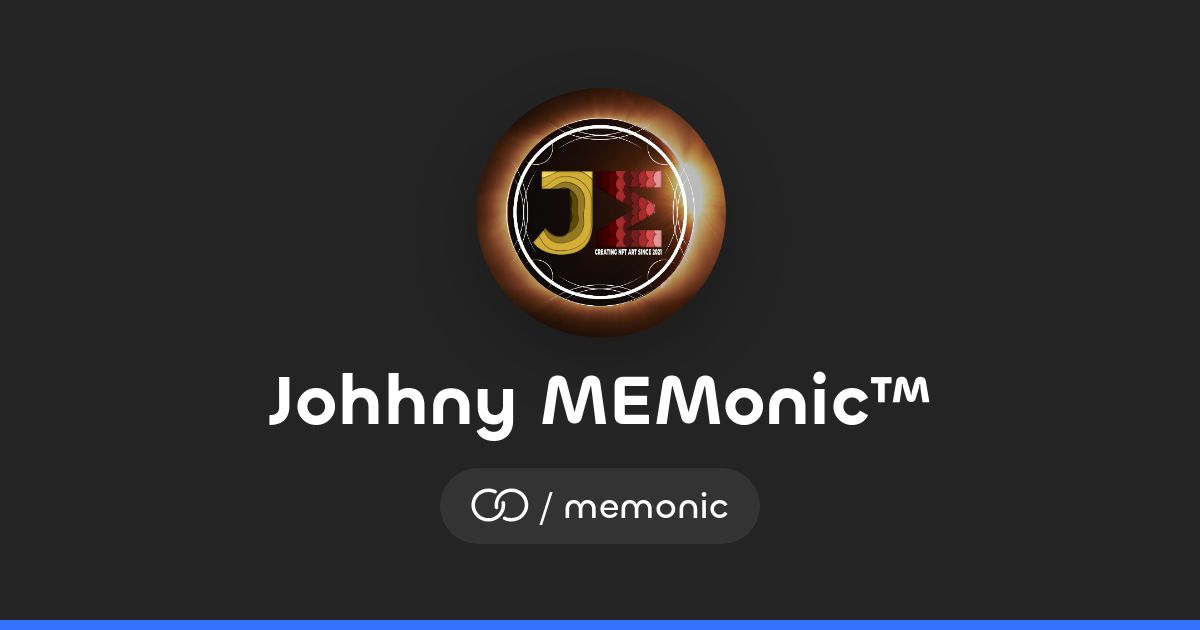 Johhny MEMonic™️ (/memonic) · solo.to