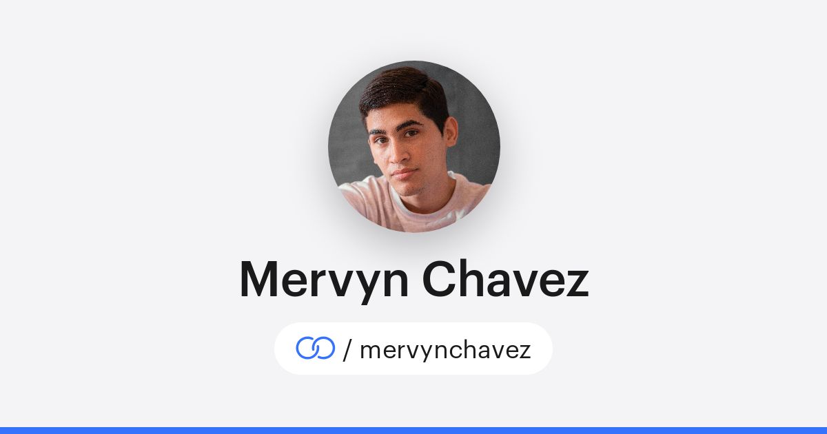 Mervyn Chavez (/mervynchavez) · solo.to