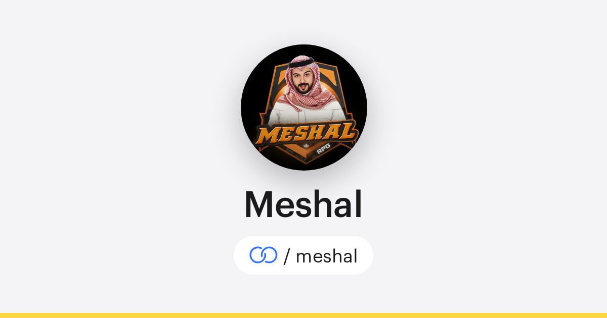 Meshal · solo.to