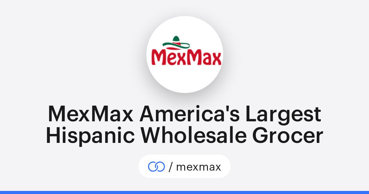 MexMax America's Largest Hispanic Wholesale Grocer (/mexmax) · solo.to