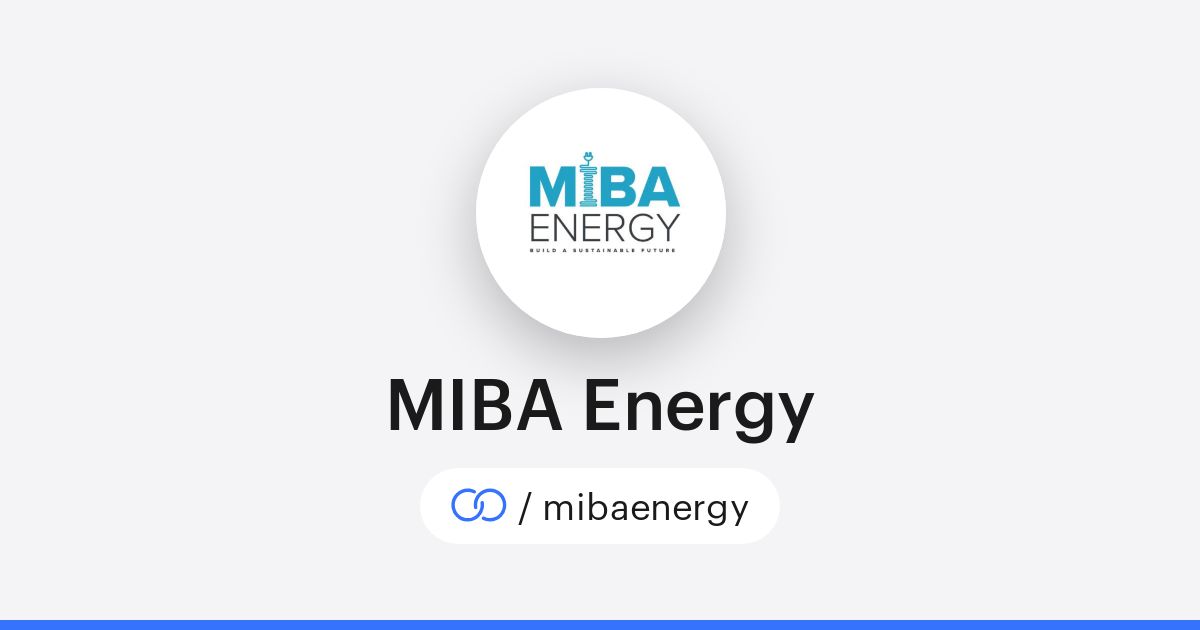 MIBA Energy (/mibaenergy) · solo.to